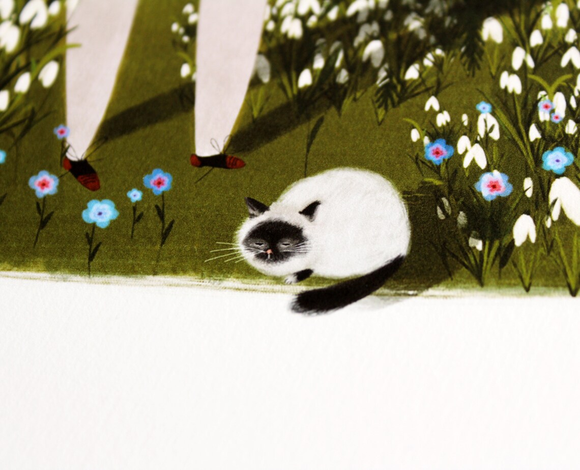 Happy Place Illustrated Wall Art Print Children's | Etsy