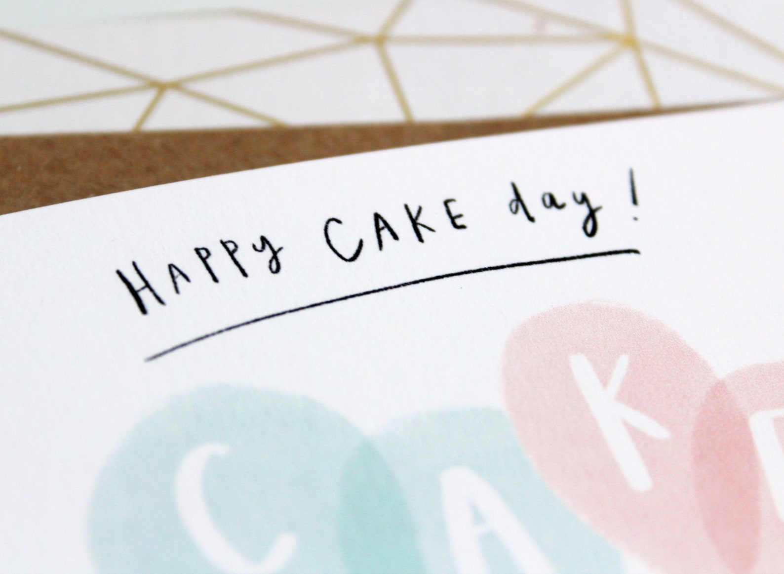 Happy Cake Day Birthday Card for cake lovers Happy Cake Day | Etsy