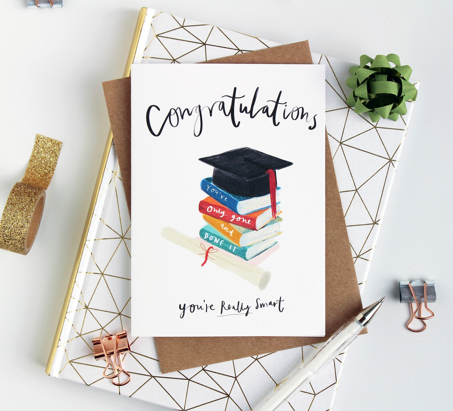 Quirky Graduation Illustrated Card Congratulations Card - Etsy