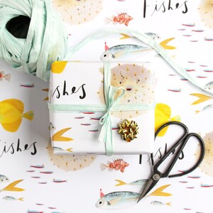 Birthday Fishes Fish Wrapping Paper - Quality Birthday Wrapping Paper ...