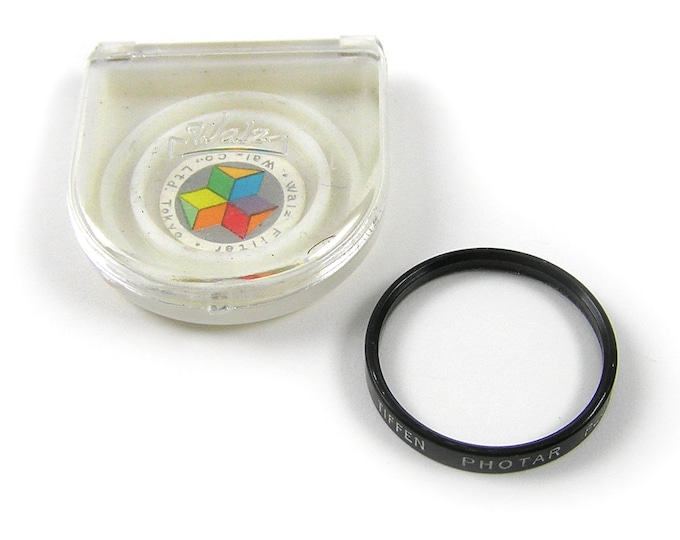 Vintage Walz Bay 3 Filter Set With Leather Case Bay III Skylight Filter ...