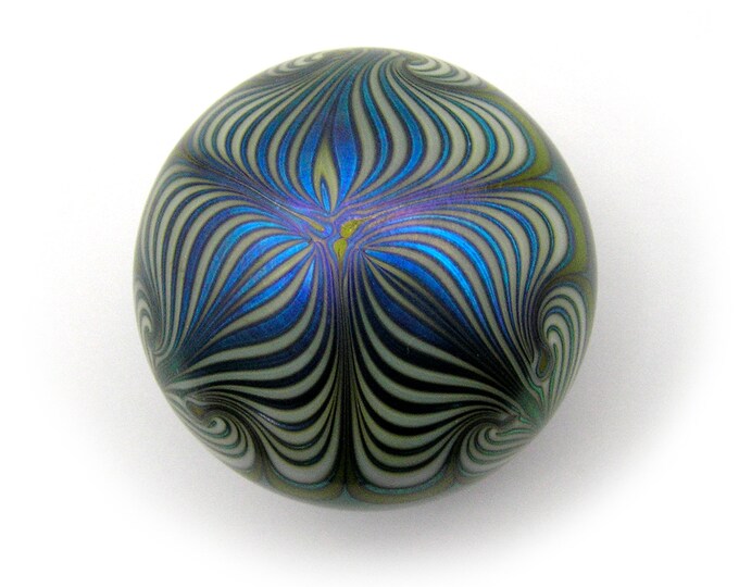 1976 Paperweight Northern Star Steven Smyers Handblown Glass ...