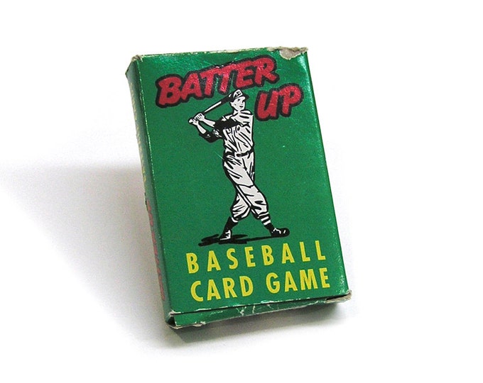 Vintage Restoration Hardware Batter up Baseball Card Game - Etsy