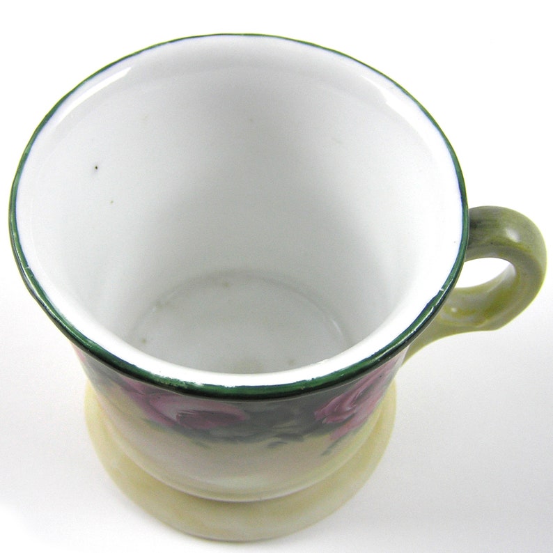 Vintage Shaving Mug With Hand Painted Roses Antique Shaving - Etsy
