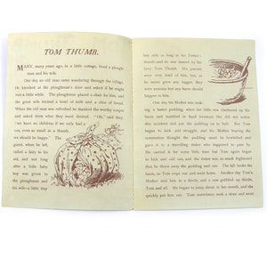 Vintage Children's Book Tom Thumb Softcover Reprint of Original 1905 ...