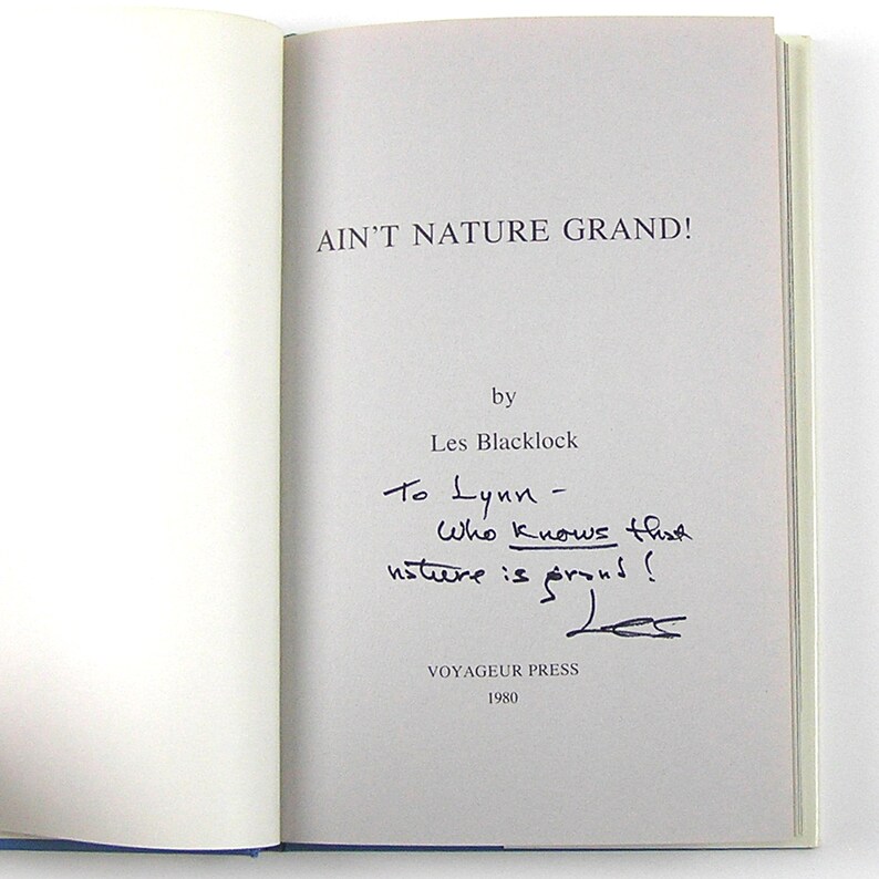 Wildlife Photography Book Les Blacklock Ain't Nature Grand - Etsy