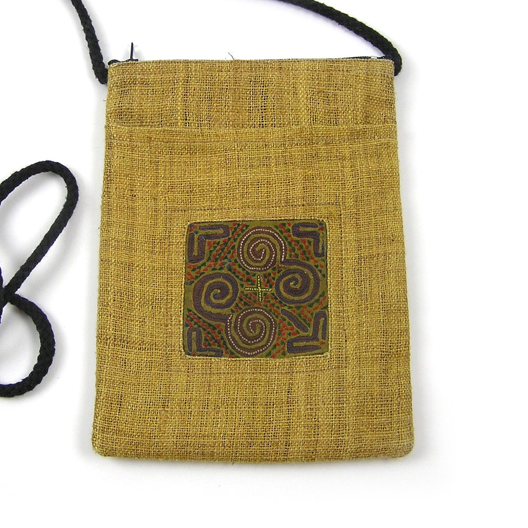 Hmong Handmade Purse With Embroidery Cross Body Phone Bag - Etsy