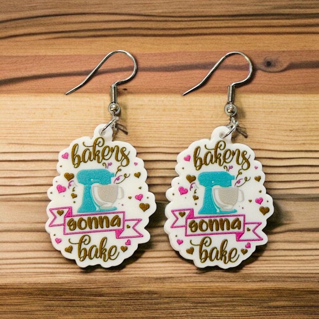 Bakers Gonna Bake Earrings - Etsy
