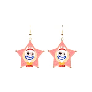 Toy Story Woody Buzz Alien Forky Star Earrings - Etsy