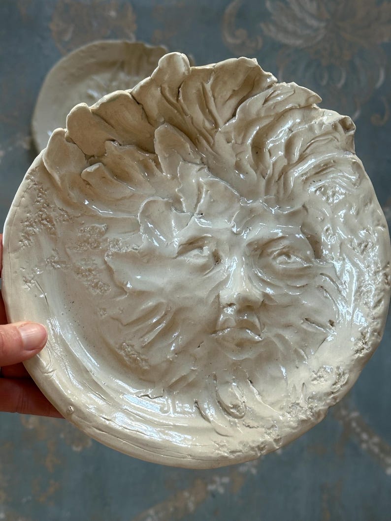Ceramic Wall Art Plates.set of 3 Plates. - Etsy