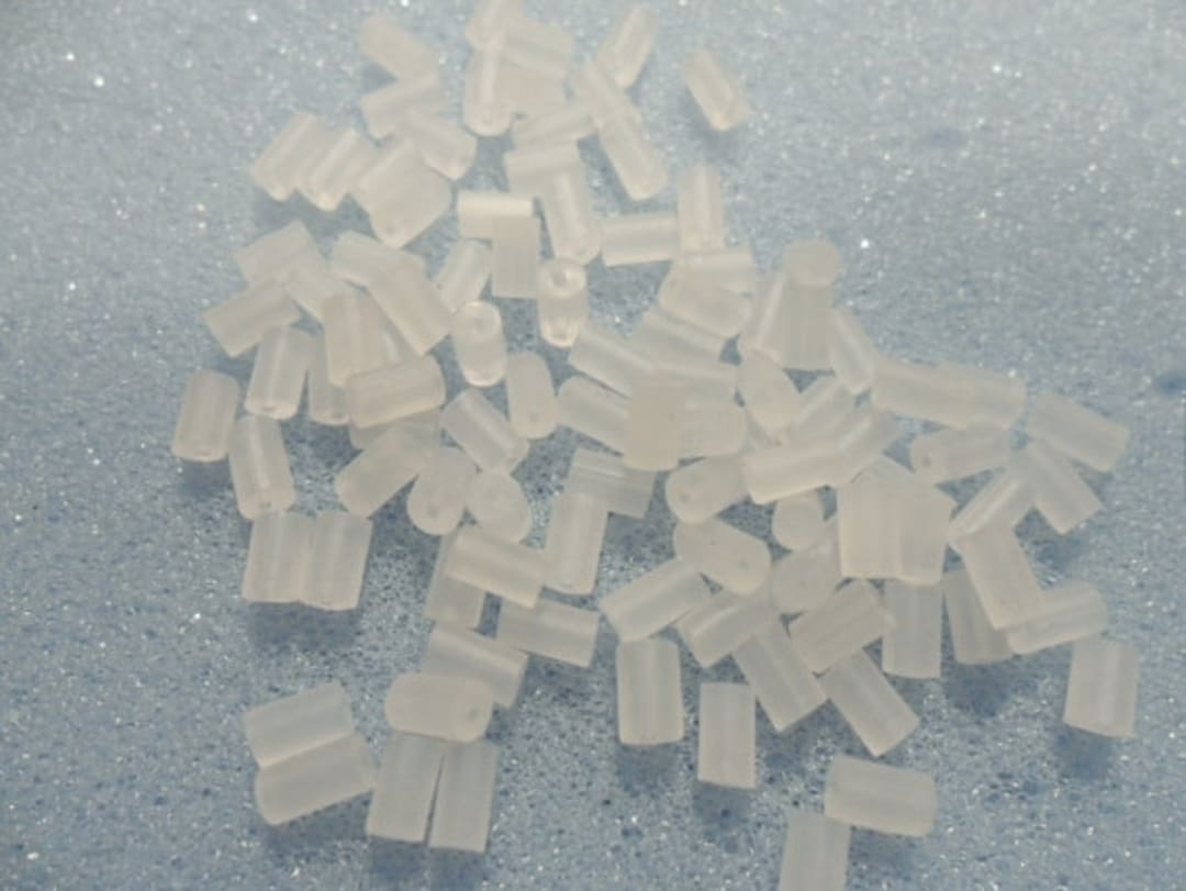 100 Rubber Earring Stoppers Earring Backs Tube Stoppers 4mm Rubber ...