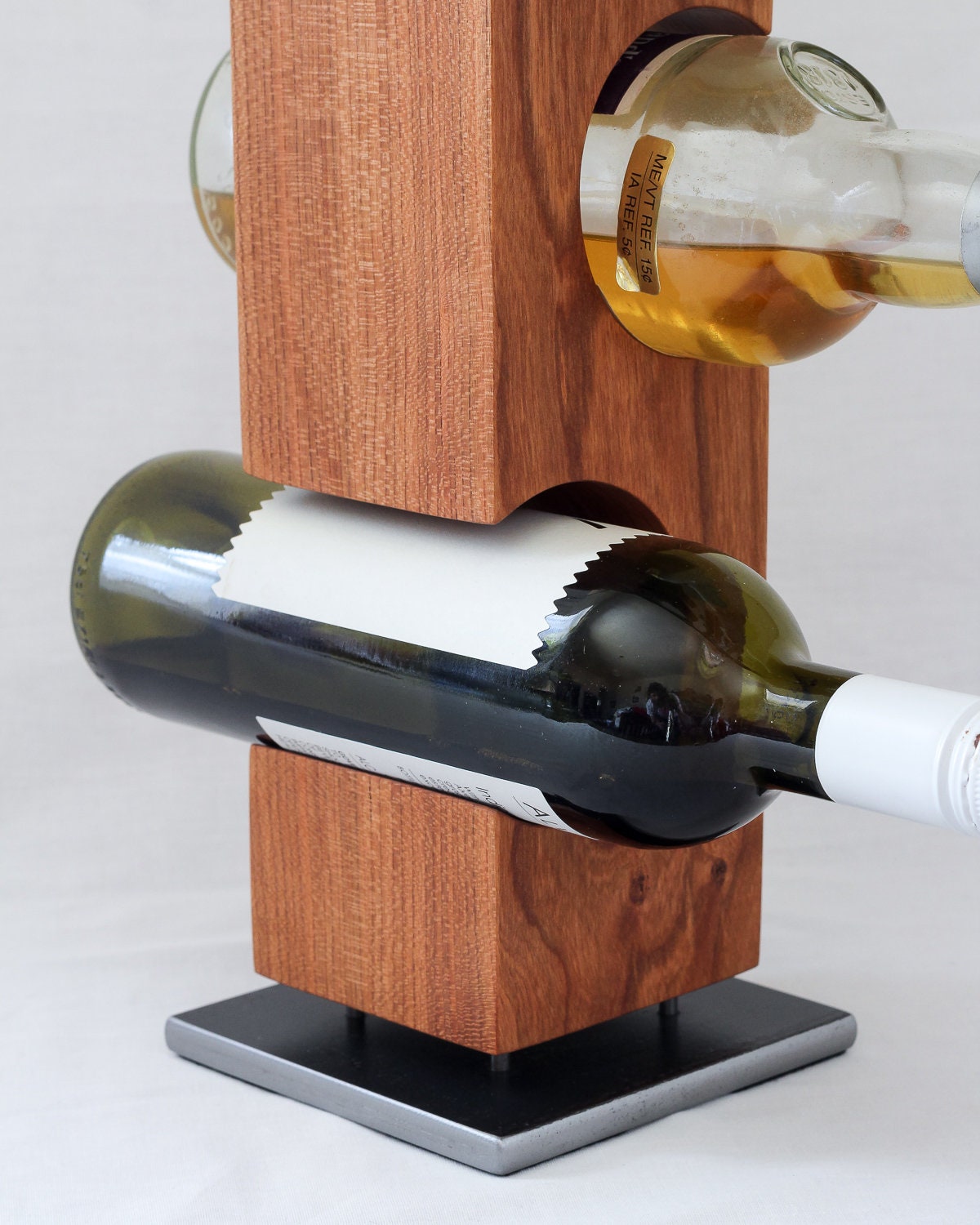 Custom Tabletop Wine Rack From Solid Cherry Wood Hard Wood - Etsy