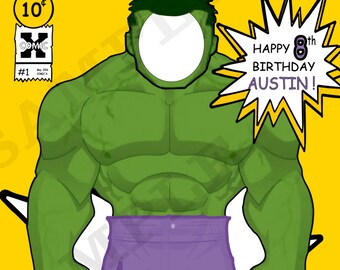 Hulk Photo Prop - Etsy
