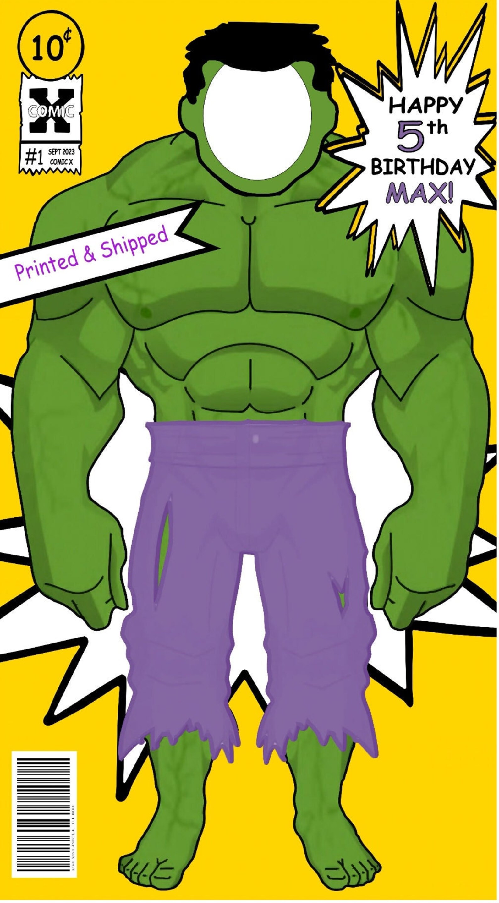 Incredible Hulk Super Hero Party Decoration/ Lifesize/super Heroes ...