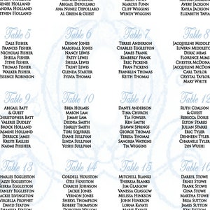 Cinderella Wedding Seating Chart Poster, Elegant Wedding Seating Chart ...