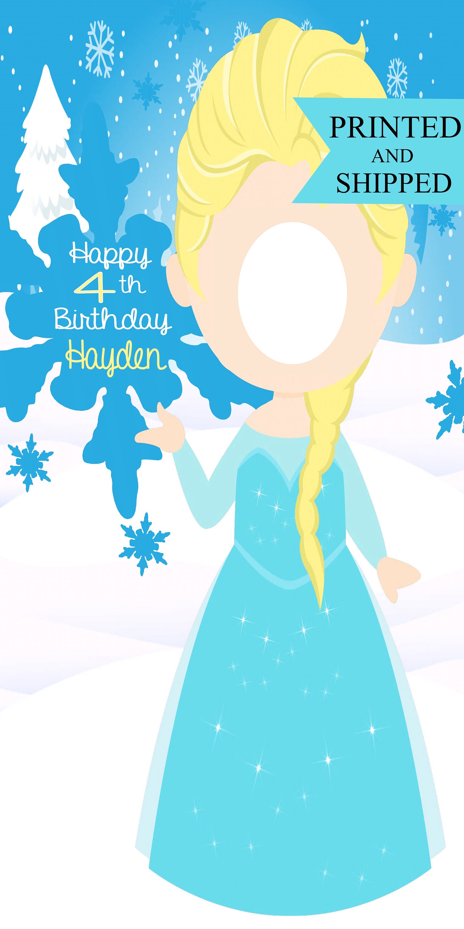 Frozen Elsa Birthday Party Decorations Cut Out/elsa Birthday - Etsy