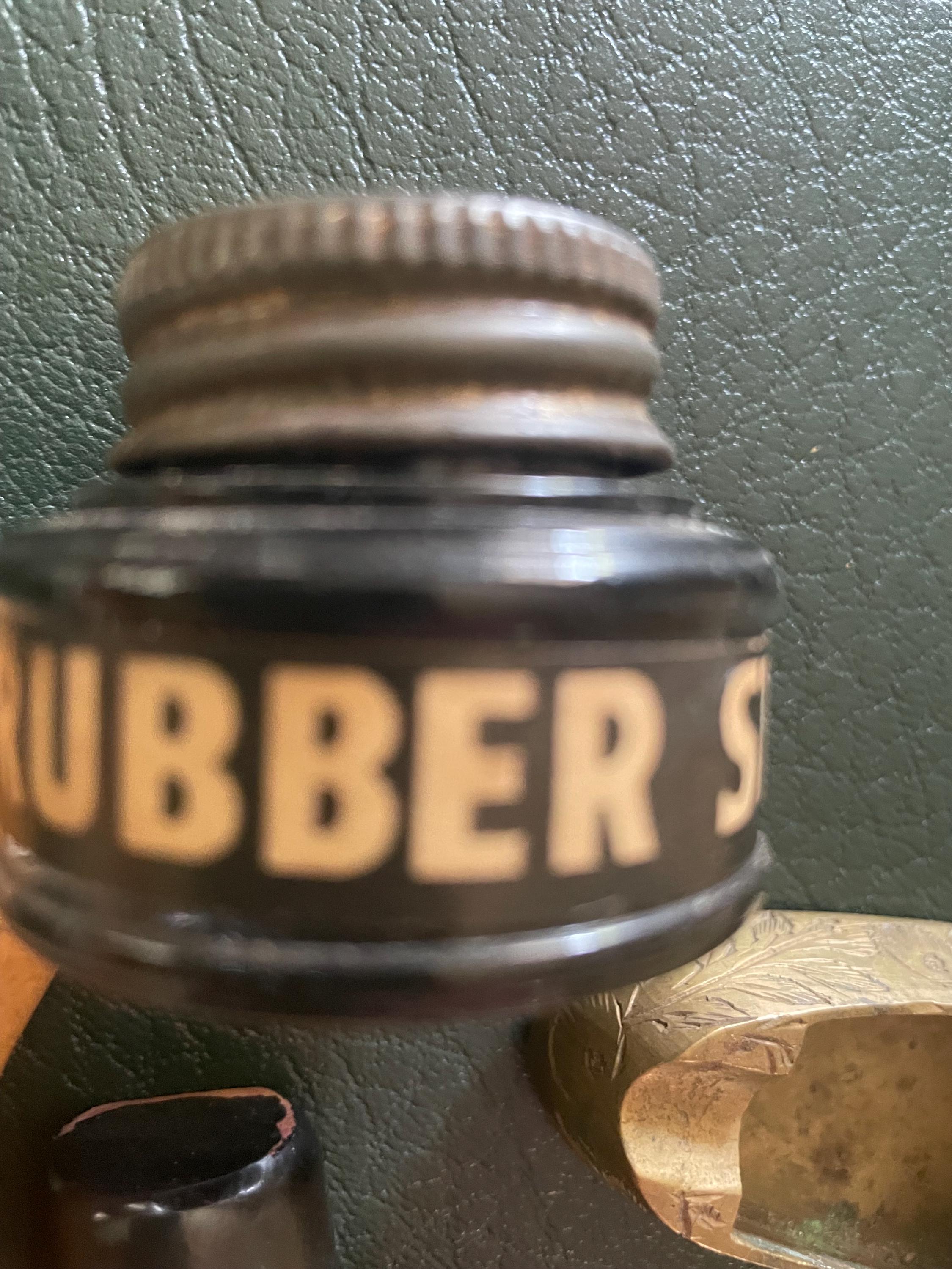 Vintage Rubber Stamp Ink. Rubber Stamps, Paper Clip Holder - Etsy