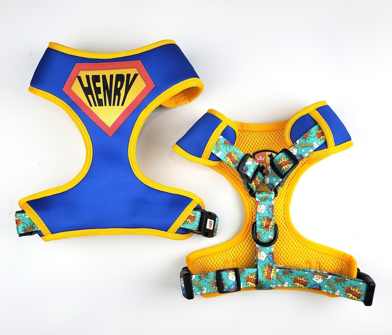 Superhero Dog Harness | Personalized Harness | Halloween Costume for ...