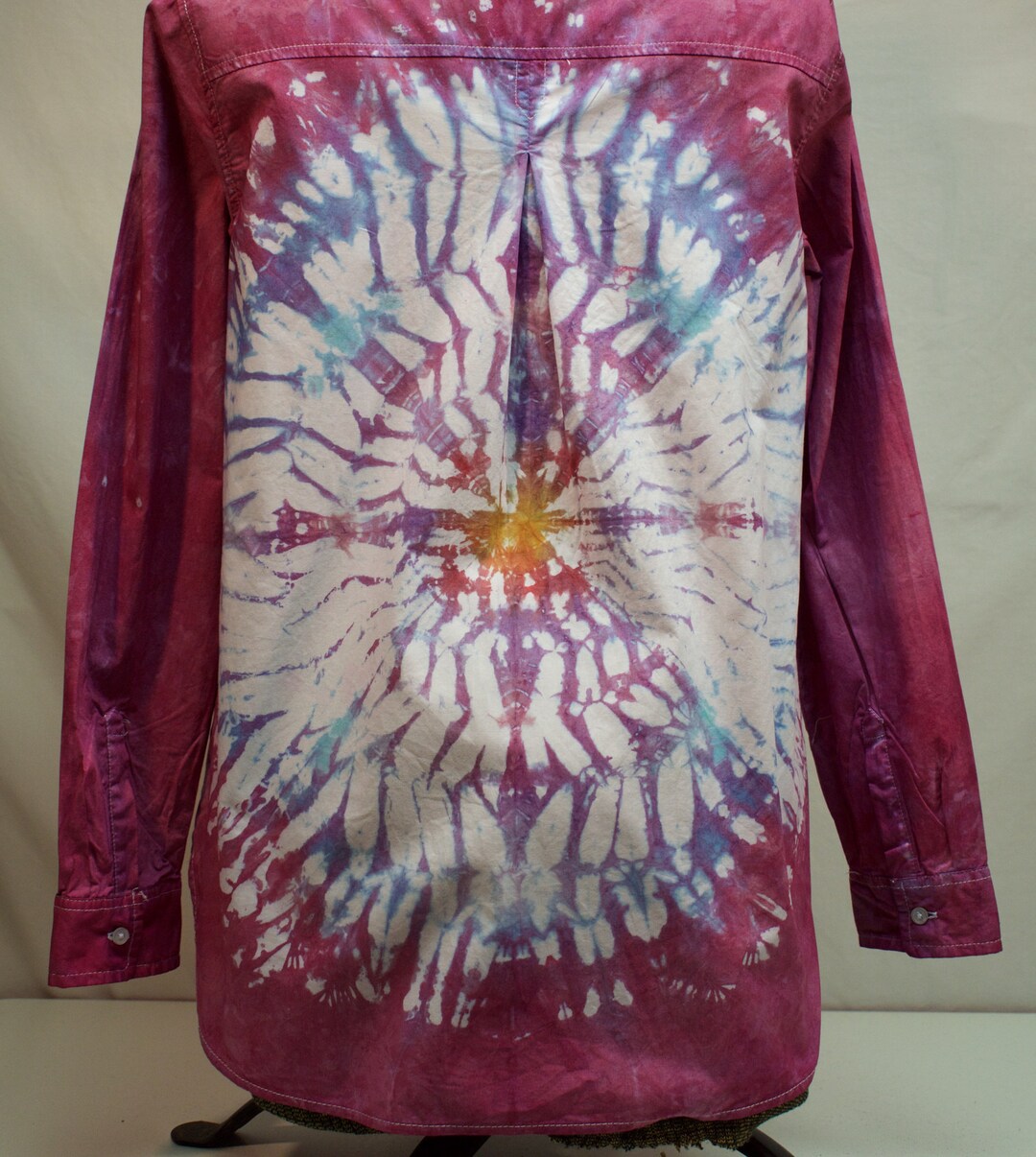 Women L Tie Dye Button Up - Etsy
