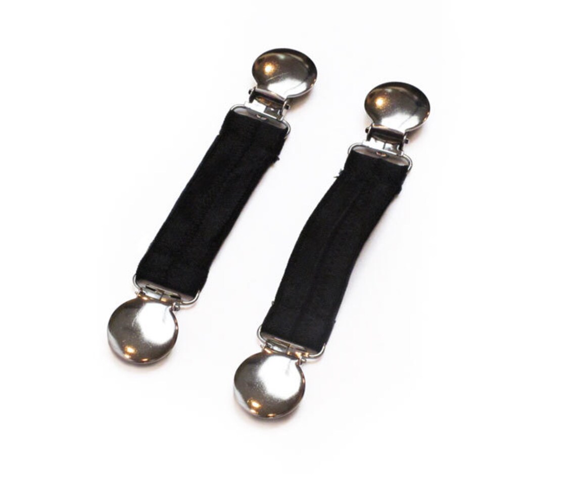 Boot Snugs: 3" Length Black Pant Clips, Pant Straps, Boot Straps ...