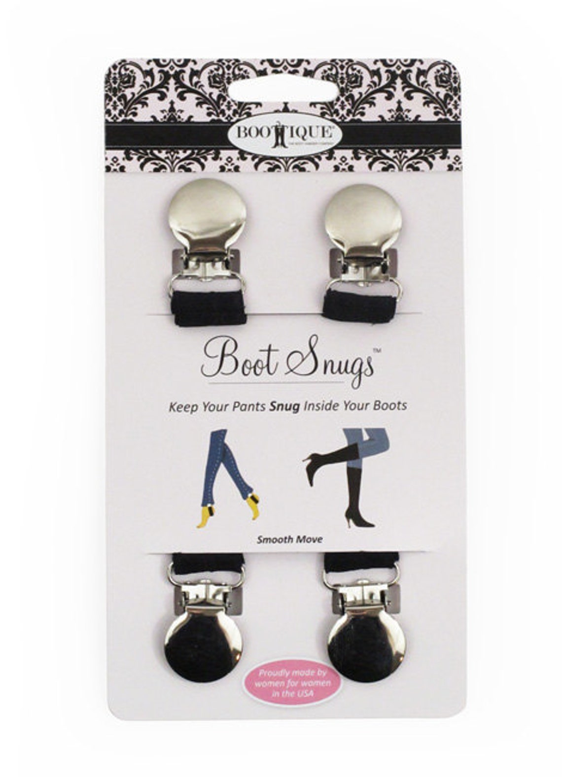 Boot Snugs: 5" Long Length Pant Clips, Pant Straps, Boot Straps ...