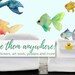Watercolor Fish & Bubbles Clip Art Set: Hand Painted Images. Instant ...