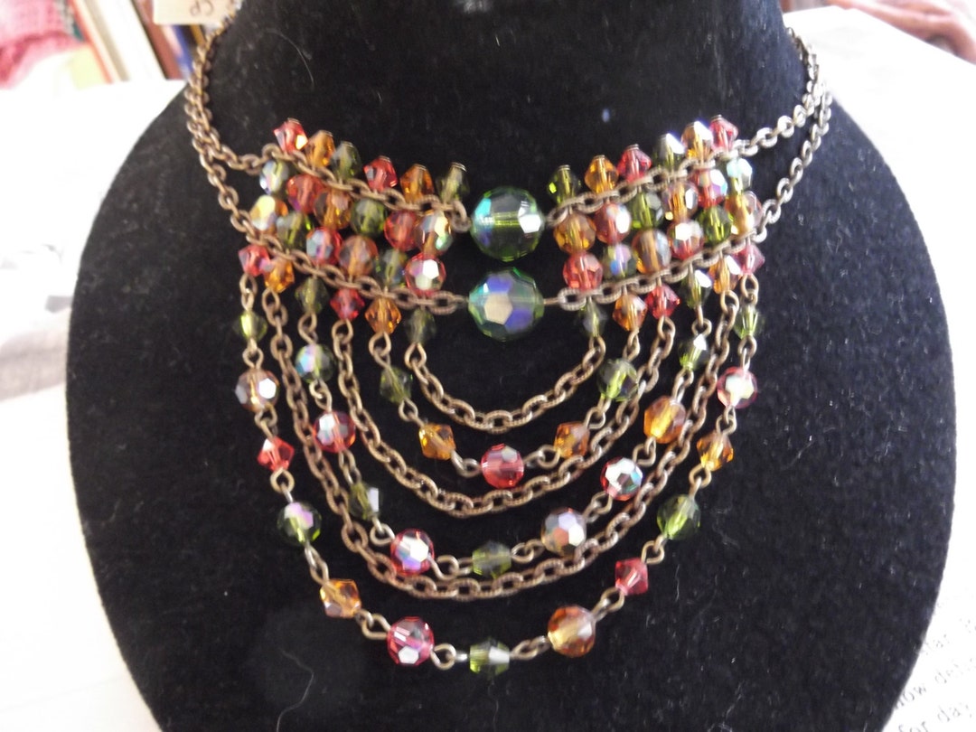 Vintage 1990s Necklace Choker Adjustable Deadstock Sweet Romance ...