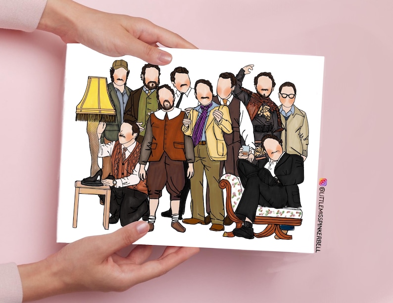 Custom Theatre Faceless Portrait, Personalized Performer Art Print ...