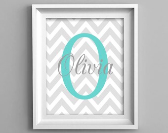 Personalized Monogram Name Art for Childrens Room and Nursery, Custom ...