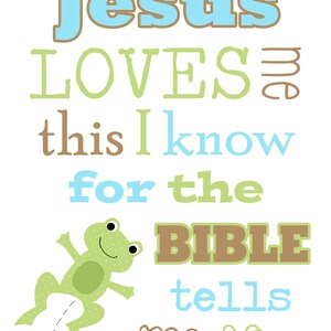 Frog and Turtle Nursery Decor With Scripture Bible Verse Art - Etsy
