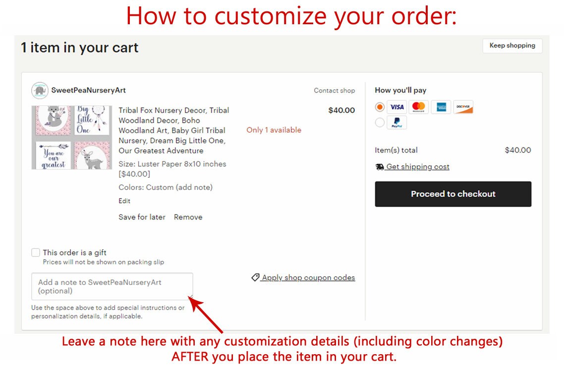 Custom Order Deposit - Etsy