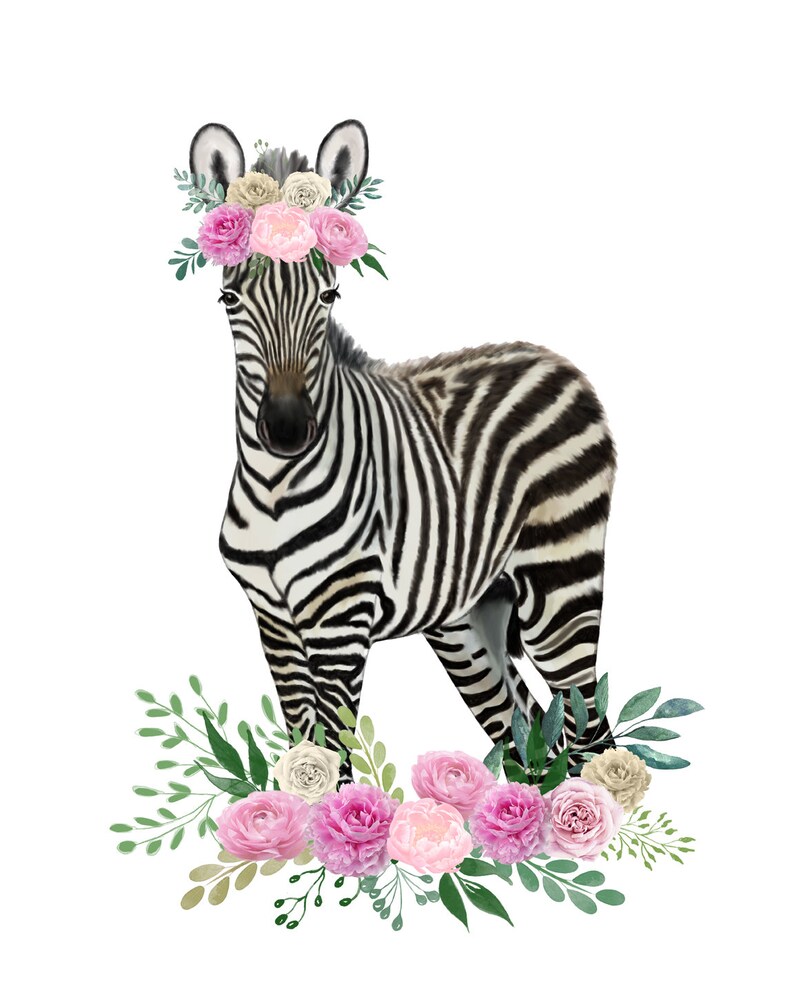 Boho Jungle Animal Nursery Pictures Safari Wall Decor Safari - Etsy