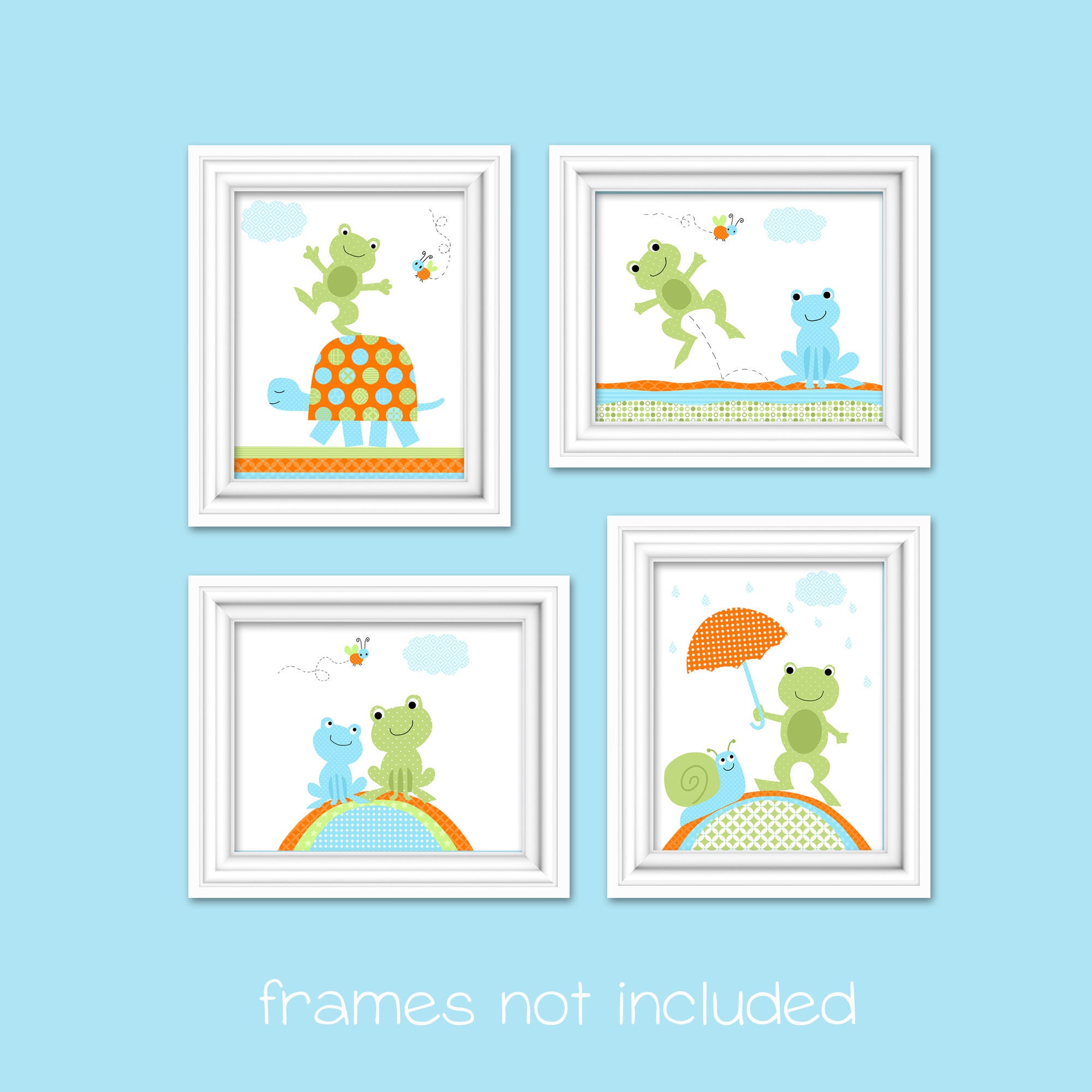 Frog Nursery Decor Frog Boy Decor Baby Boy Nursery Boy Wall | Etsy