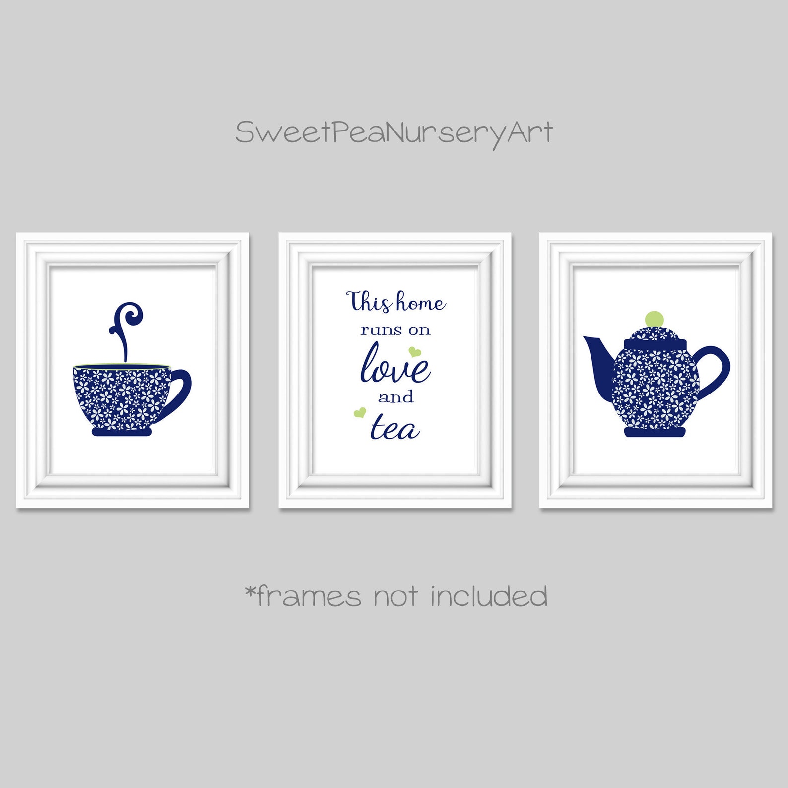 Tea Art Prints Kitchen Wall Art Kitchen Tea Decor Modern | Etsy