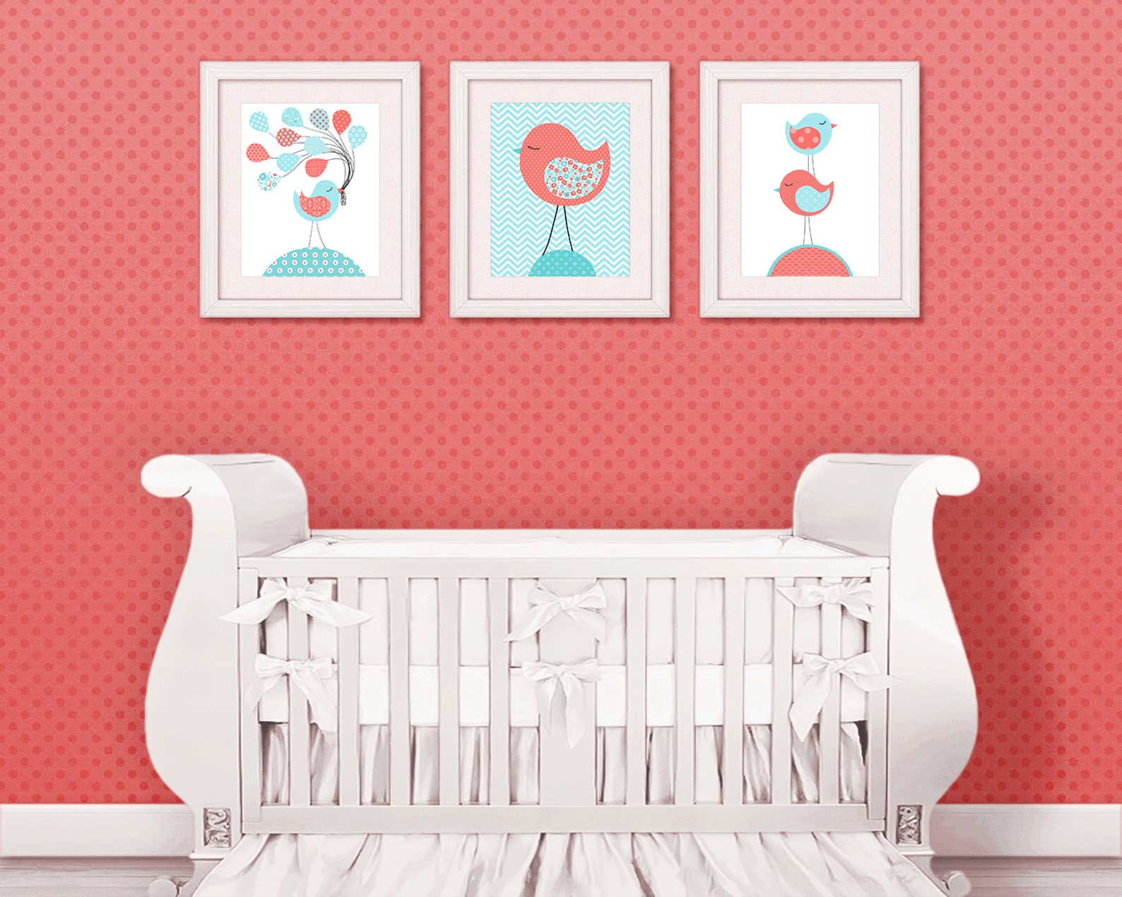 Bird Nursery Decor, Baby Room Bird, Baby Art Prints, Bird Prints ...