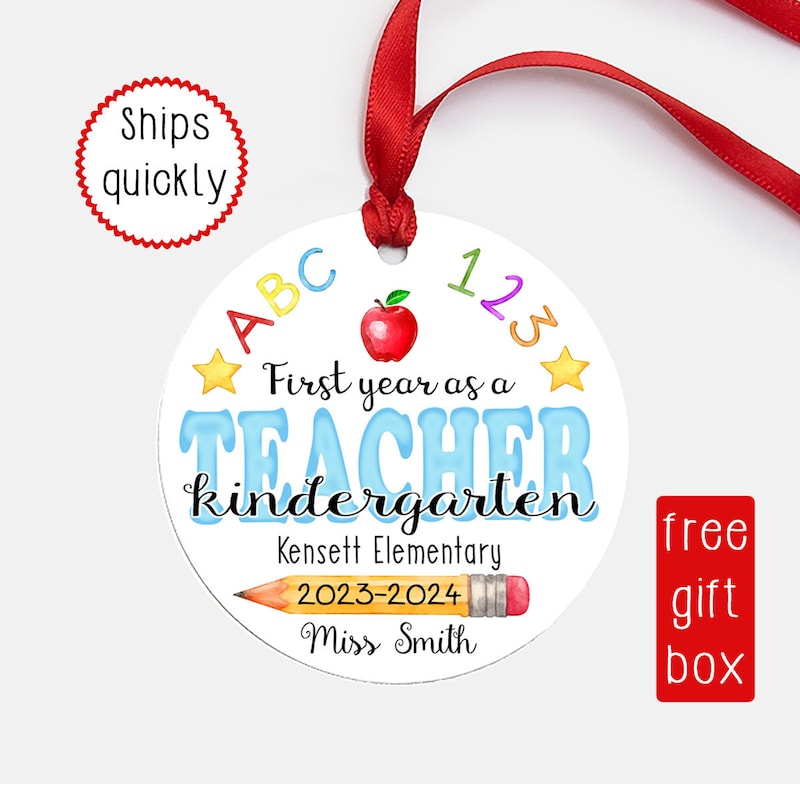 New Teaching Job Ornament - Etsy