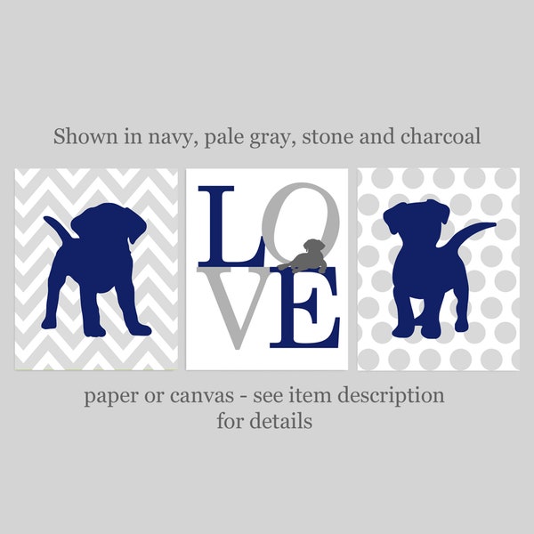 Puppy Nursery Art - Etsy