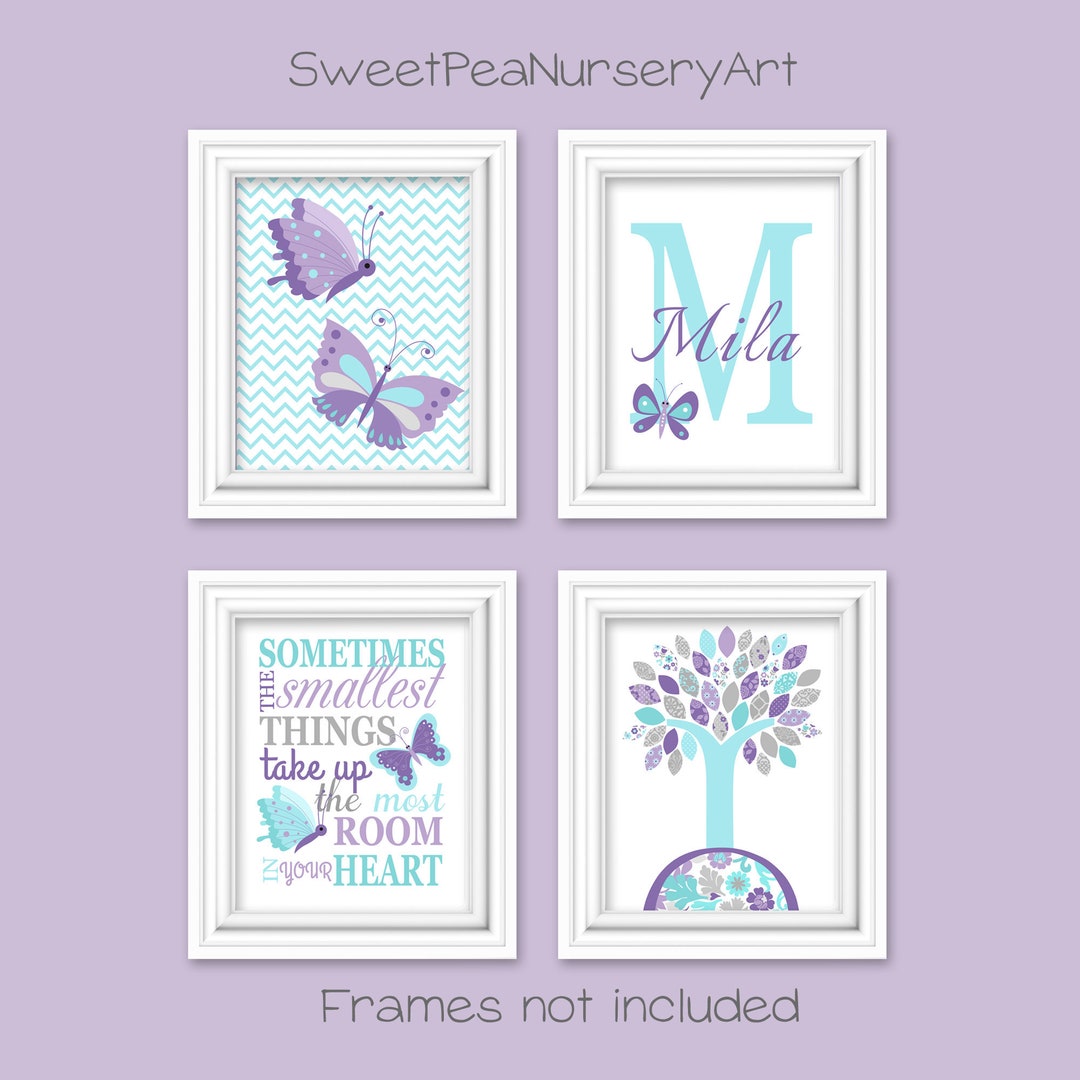 Butterfly Nursery Art Butterfly Wall Art Nursery Art Prints - Etsy