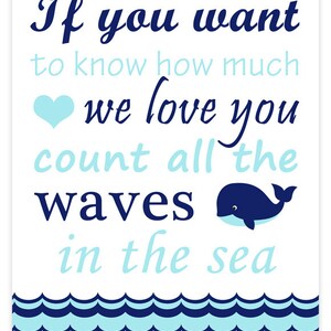 If You Want to Know Count All the Waves in the Sea Nautical - Etsy