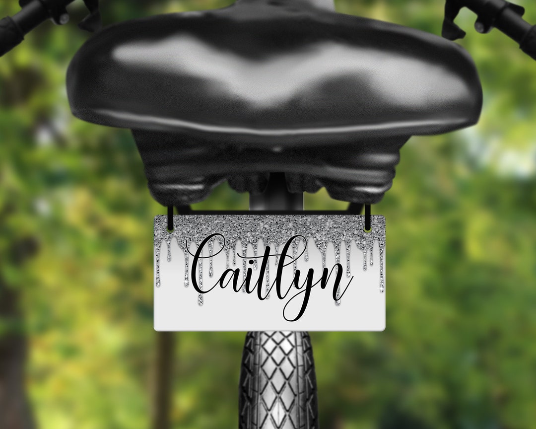 Personalized Mini License Plate, Custom Bike Plate, Dripping FAUX ...