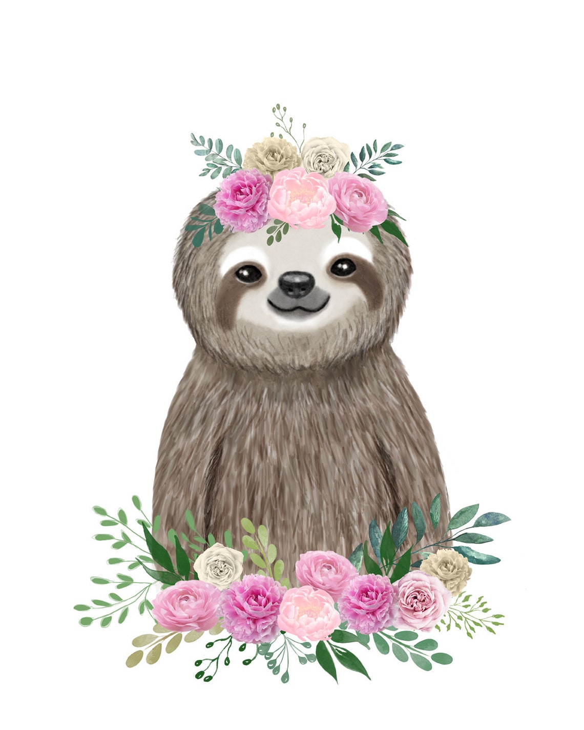 Boho Jungle Animal Nursery Pictures Safari Wall Decor Safari | Etsy