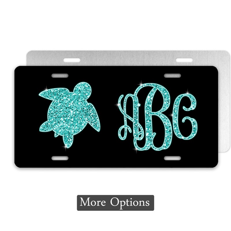 Metal License Plate Turtle - Etsy