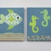 Ocean Nursery Decor Fish Nursery Blue and Green Nursery - Etsy
