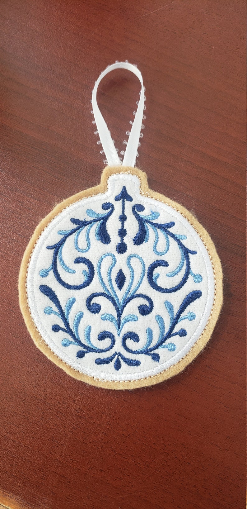 Embroidered Felt Nordic Ornaments Nordic Decor Christmas | Etsy