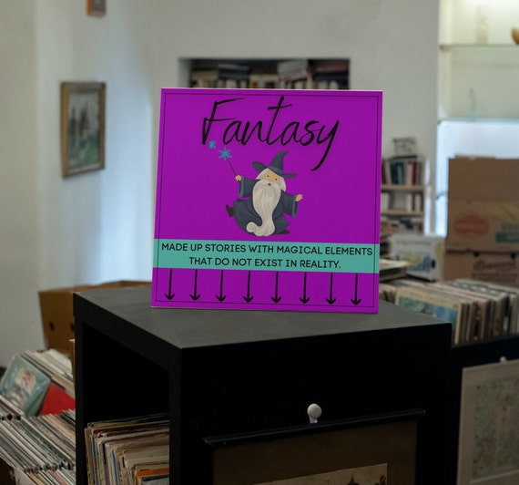 Fantasy Genre Poster for Library Classroom Homeschool Home - Etsy