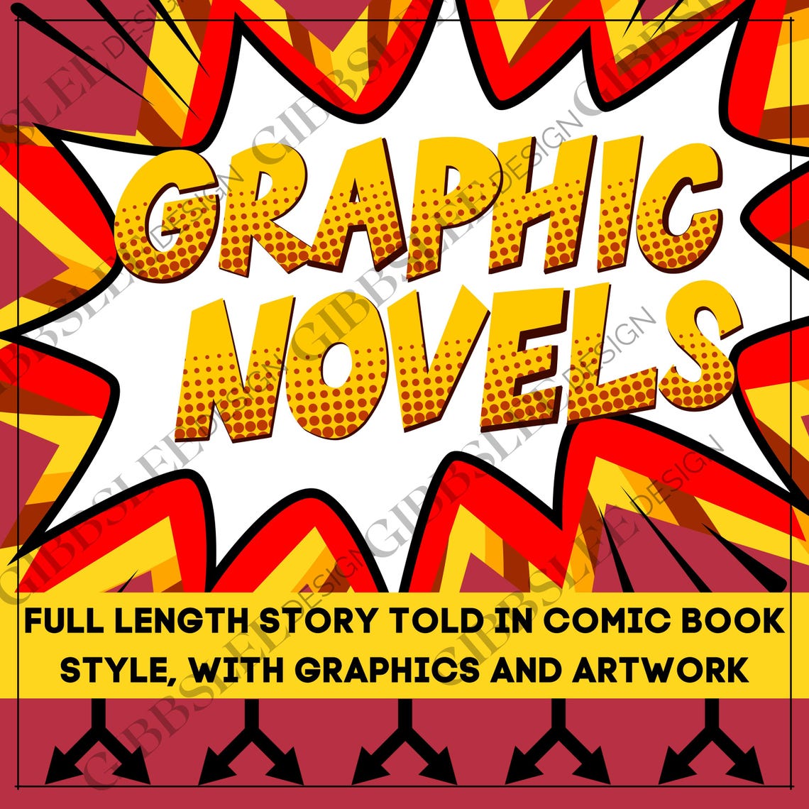 Graphic Novel Genre Poster for Library, Classroom, Homeschool, Home - Etsy
