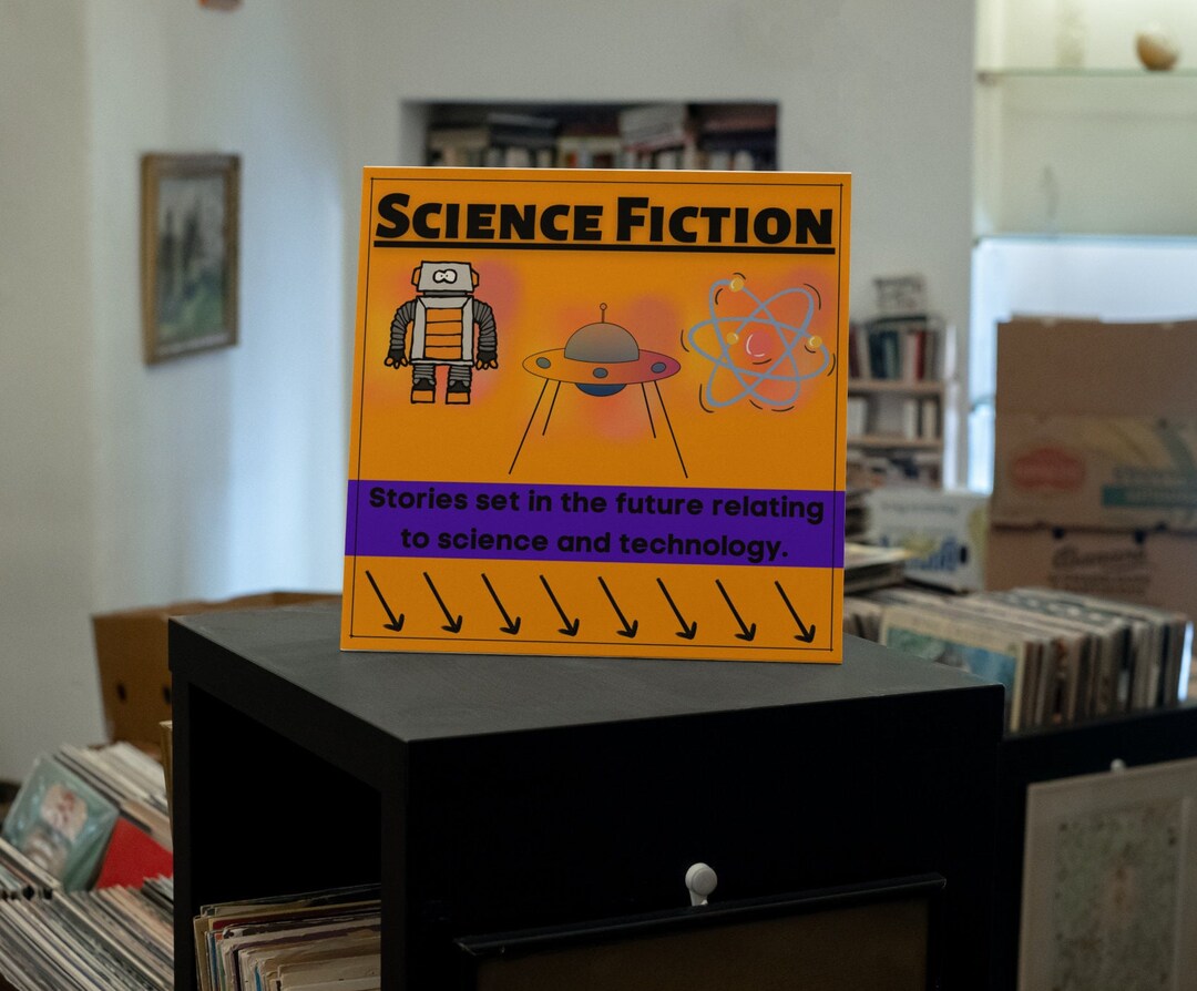 Science Fiction Genre Poster for Library, Classroom, Homeschool, Home ...