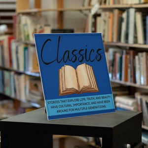 Classics Genre Poster for Library, Classroom, Homeschool, Home - Etsy