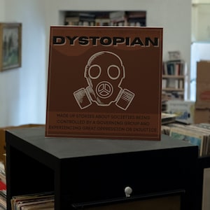 Dystopian Genre Poster for Library, Classroom, Homeschool, Home - Etsy