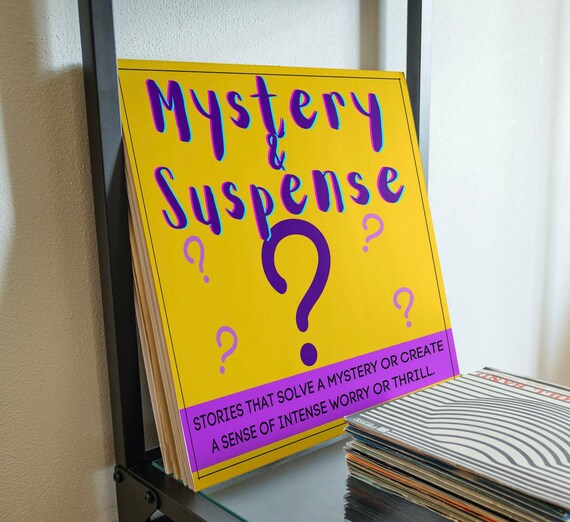 Mystery/suspense Genre Poster for Library Classroom - Etsy